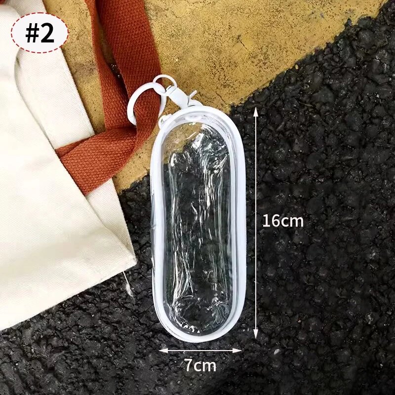 Прозрачный органайзер для кукол, 16x7 см, Белый