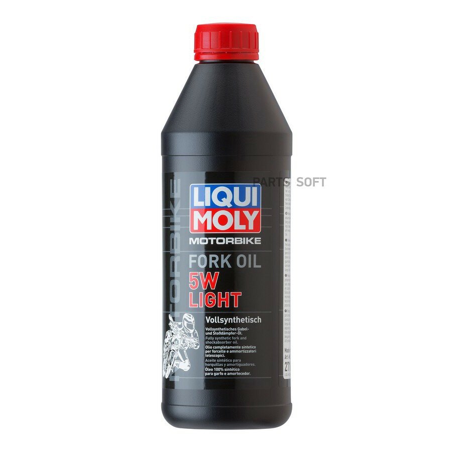 LIQUI MOLY 2716 Масло для вилок и амортизаторов Motorbike Fork Oil Light 5W (1л)