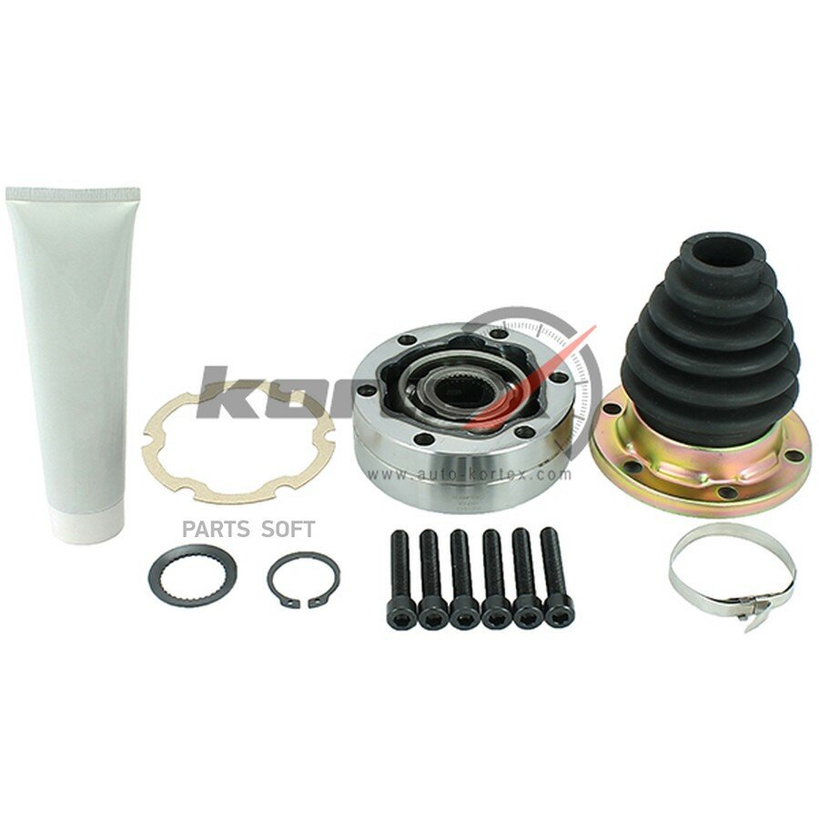 KORTEX KVJ001 ШРУС внутр. AUDI 80 91-94/A3 96-/A4 95-01/SKODA OCTAVIA 04- QUATTRO
