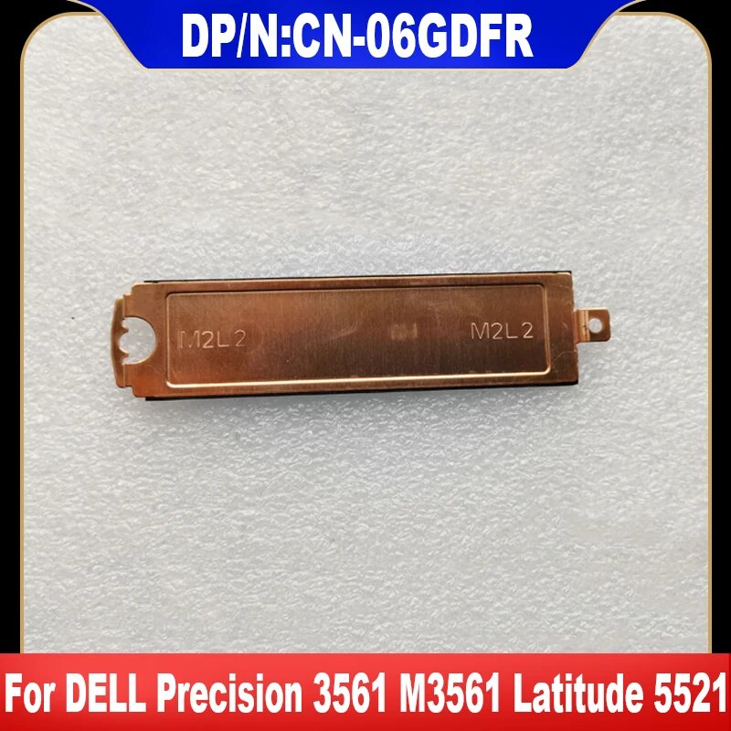 06GDFR, радиатор для ноутбука DELL Precision 3561 3571 M3561 Latitude 5521 5531 CN-06GDFR 6GDFR M.2 2280 SSD