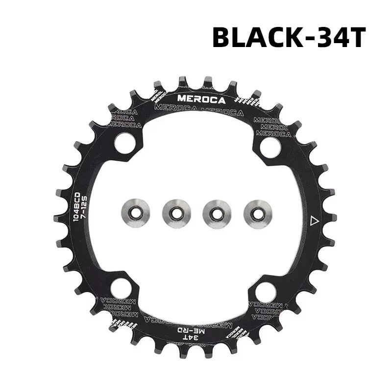 Звезда MEROCA 34T Black 104BCD