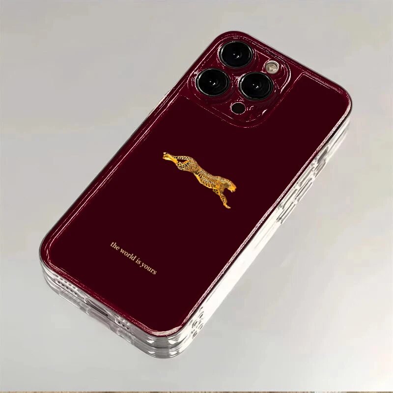 Модный чехол с леопардовым принтом для iPhone 17, 16, 11, 13, 12, 14, 15 Pro Max, XS, X, айфон 14, 1