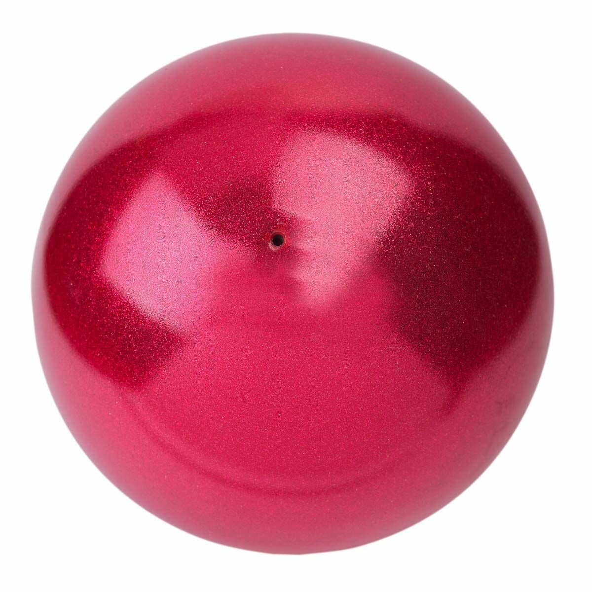 Мяч PASTORELLI High Vision GLITTER HV 16 см Малиновый