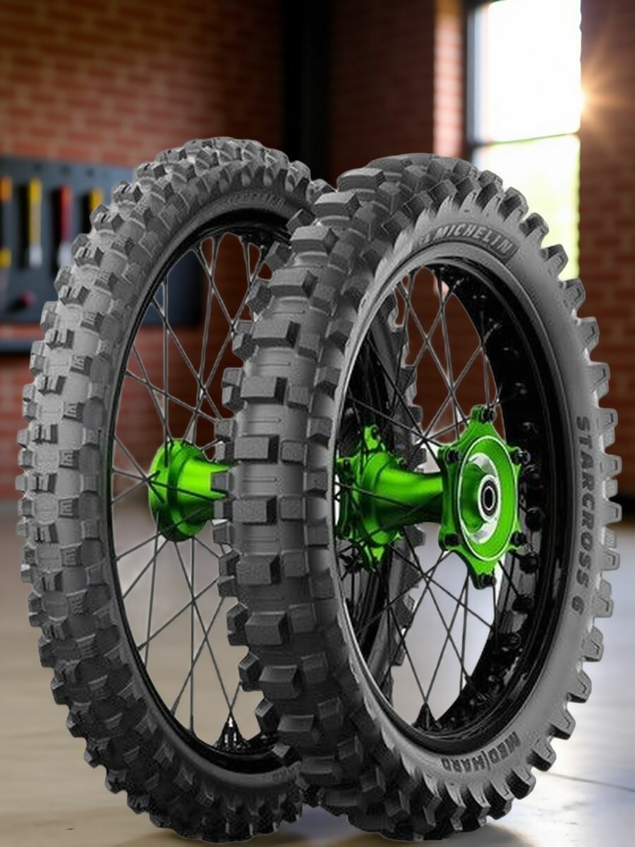 Мотошина Michelin STARCROSS 6 MEDIUM HARD 110/90 -19 62M TT Rear NHS