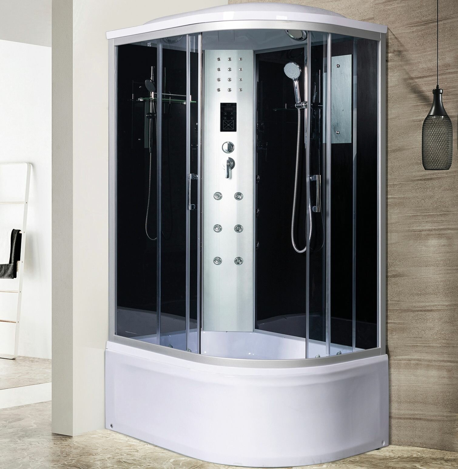 Душевая кабина River Dunay XL увеличенной высоты 120/80/44 TH L
