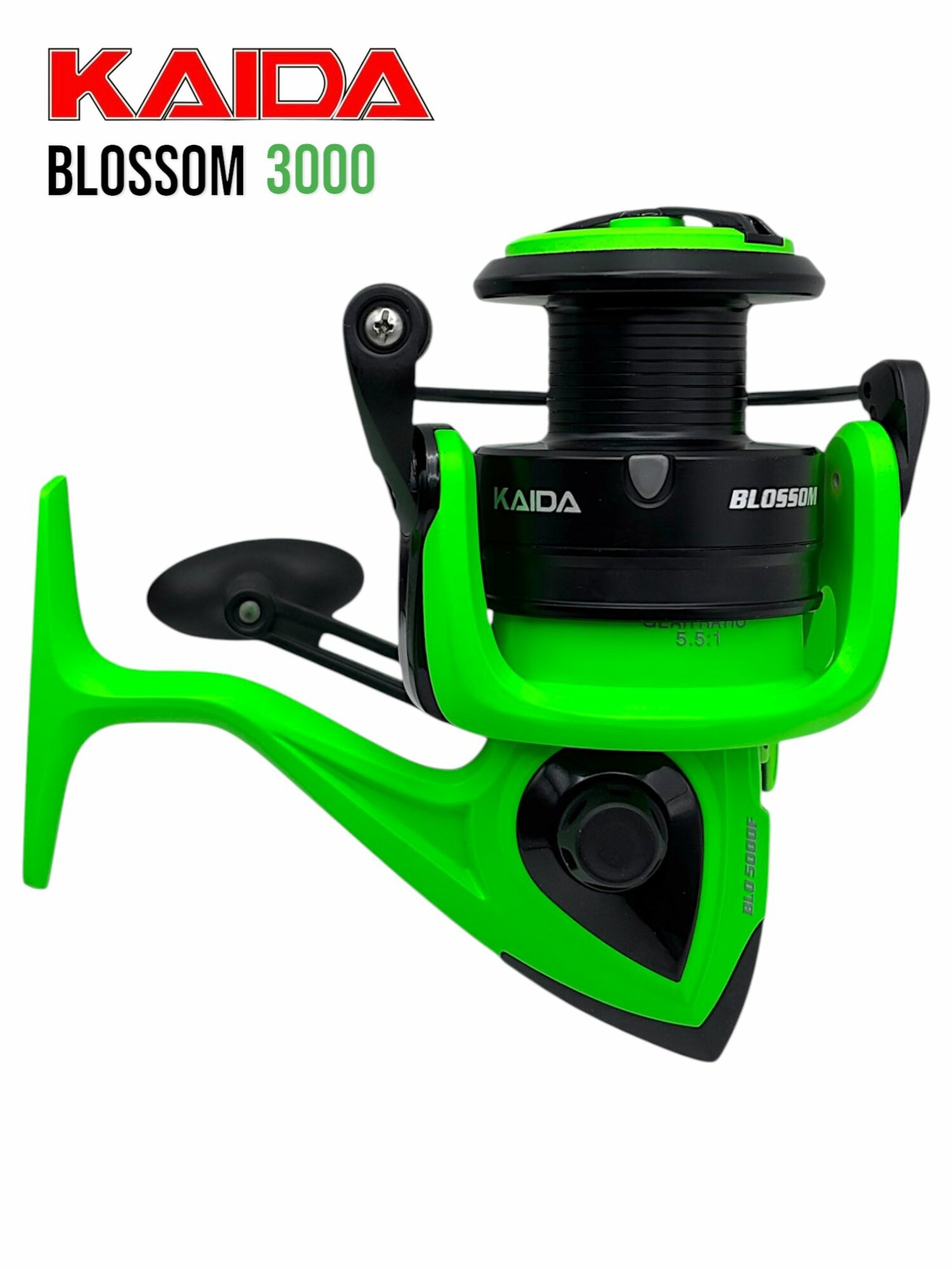 Катушка Kaida BLOSSOM 3000F 5+1 для рыбалки для спиннинга, удочки кайда
