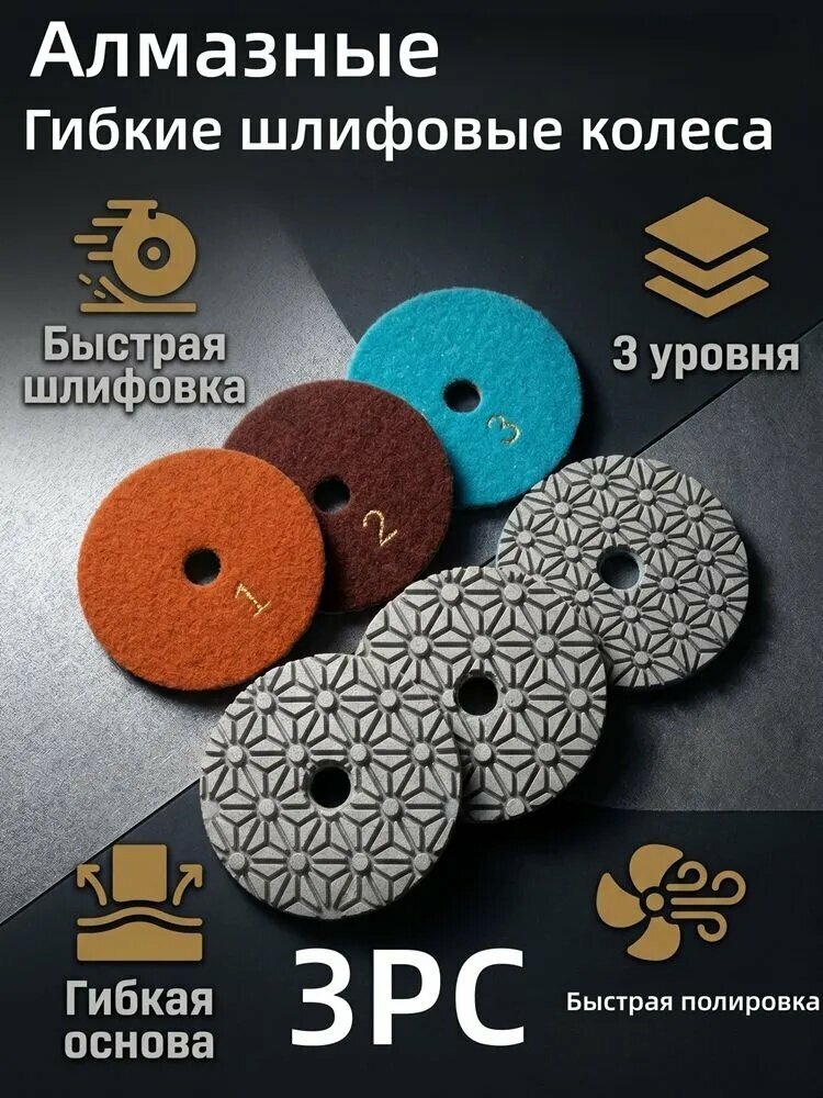Круг шлифовальный 100 x 3; №1