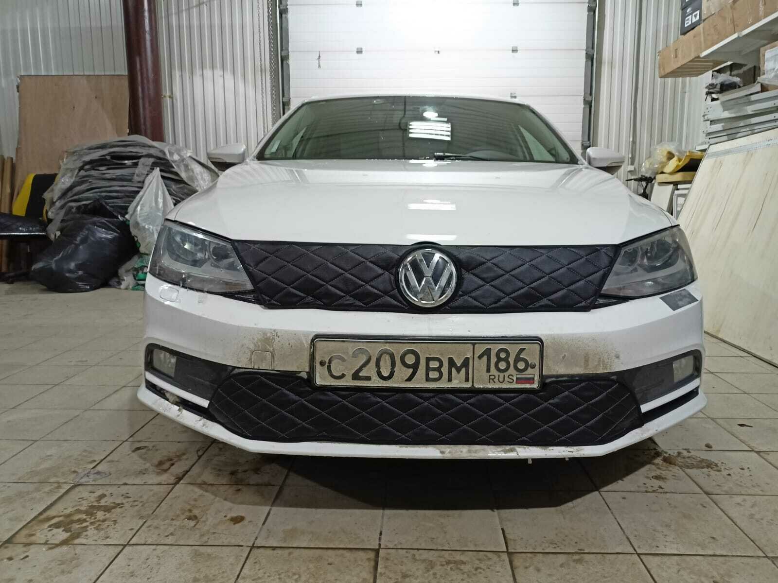 Утеплитель радиатора Экономия топлива Volkswagen Jetta 6 Фольксваген Джетта (2010 -2015)