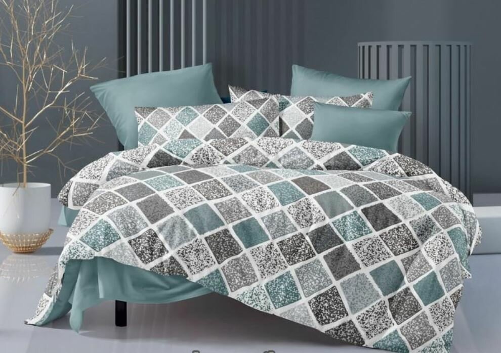 Комплект постельного белья CLEO 31/007-PCE Pure Cotton поплин евро