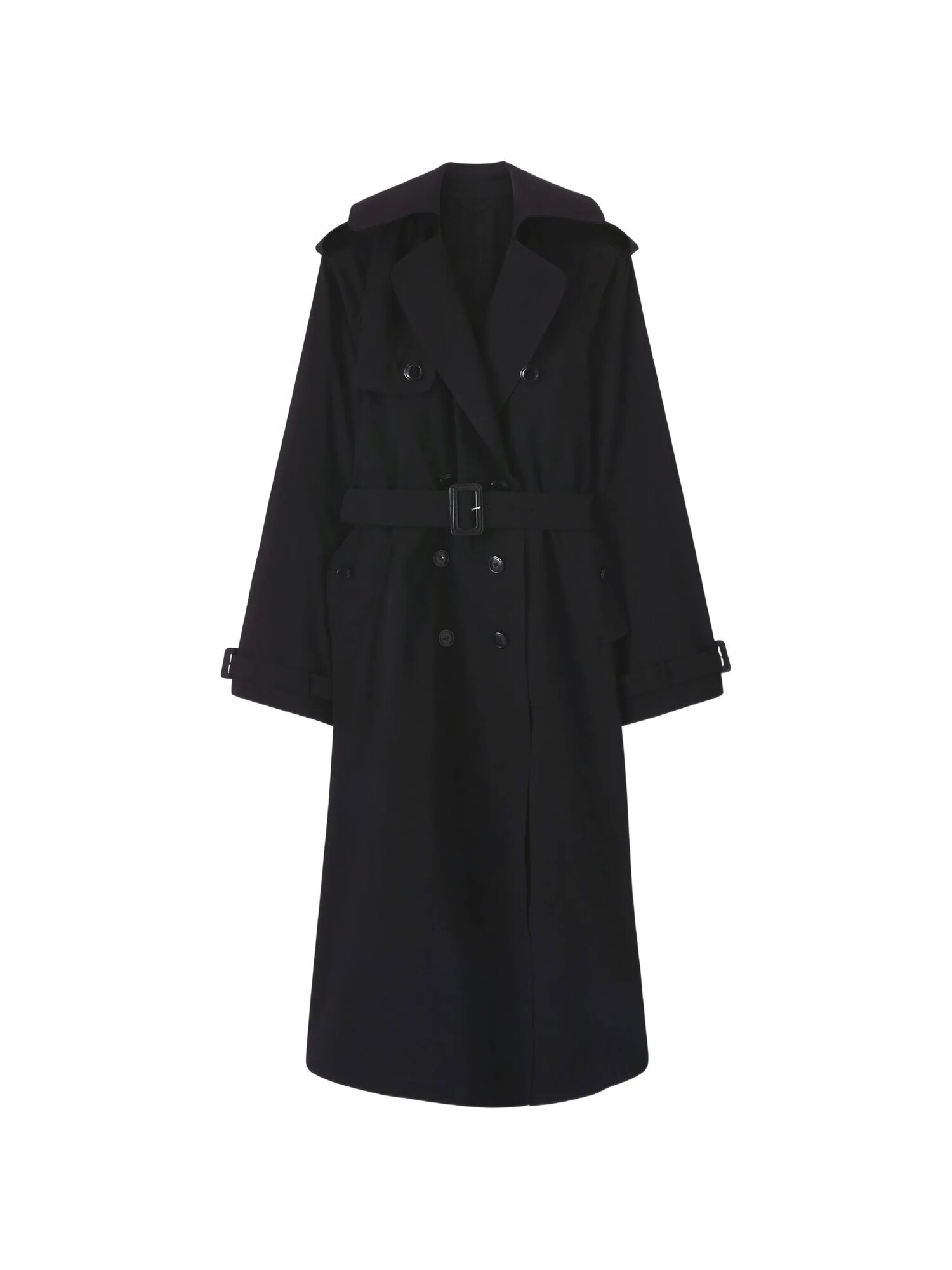 Пальто Double-breasted belted trench coat