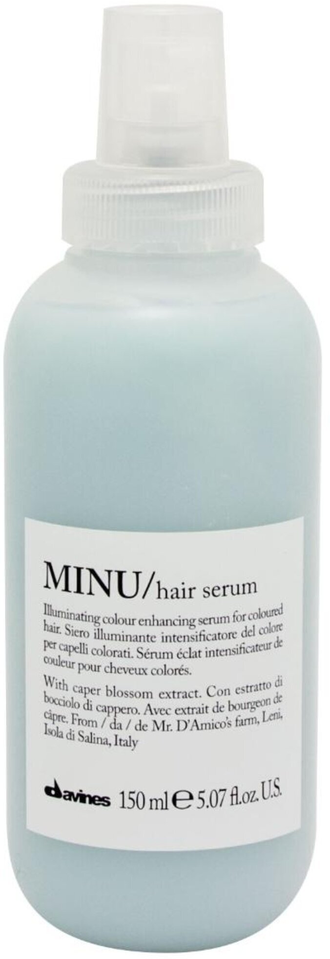 Несмываемая сыворотка для окрашенных волос - Minu/hair serum 150 ml