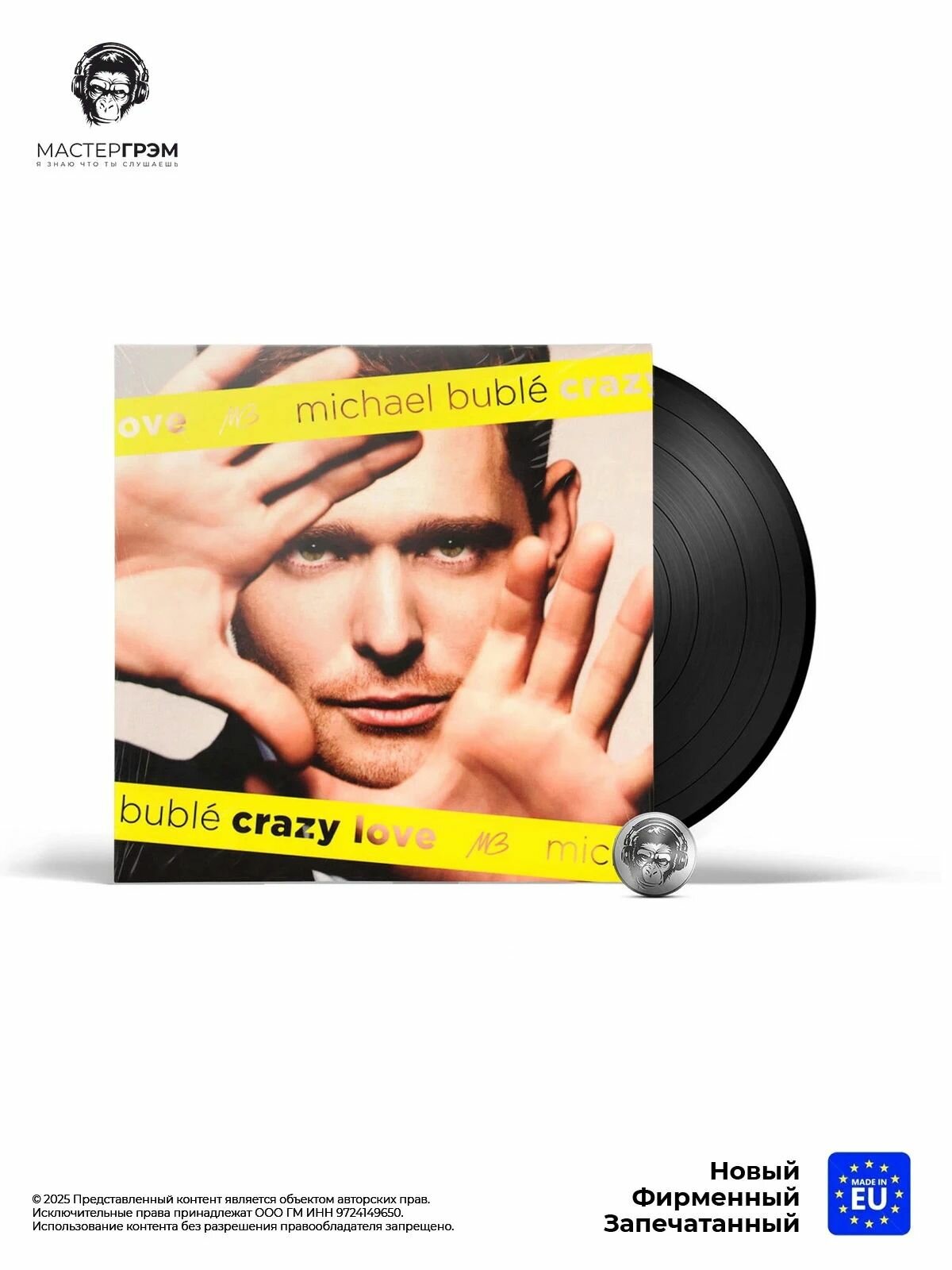 Виниловая пластинка Michael Buble - Crazy Love (LP) 2009
