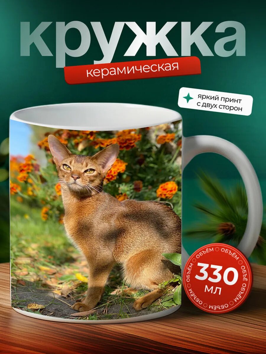 Кружка Эфиопская кошка 55,
