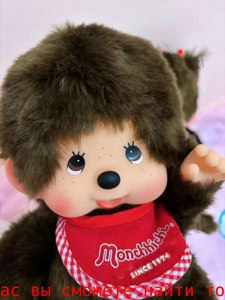 Мягкая игрушка Monchhichi в подарок для девочек и мальчиков, декор для стола, размером 15 см