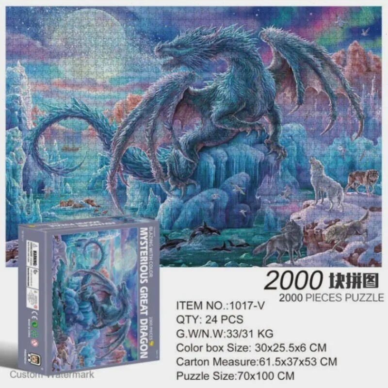 2000шт 70*100см Пейзаж творческий пазл