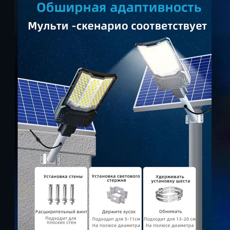 Уличный светильник, LED, количество ламп:98шт
