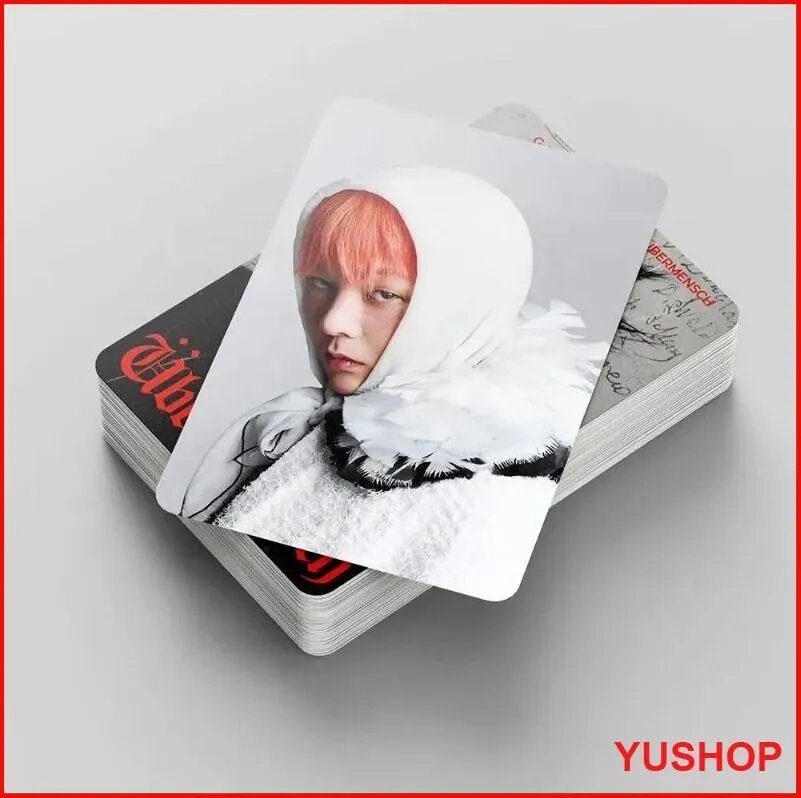 Kpop Карты G-DRAGON LOMO 55 шт. G-DRAGON альбом ubermensch Kарточки BIGBANG ubermensch Плакат Набор Kарточек