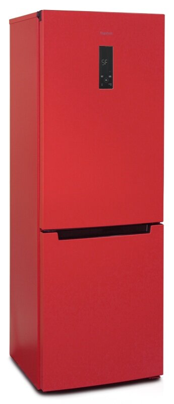 Двухкамерный холодильник Бирюса B-H920NF, 310 л, No Frost, класс А, Fresh Zone, перевешиваемые двери, красный