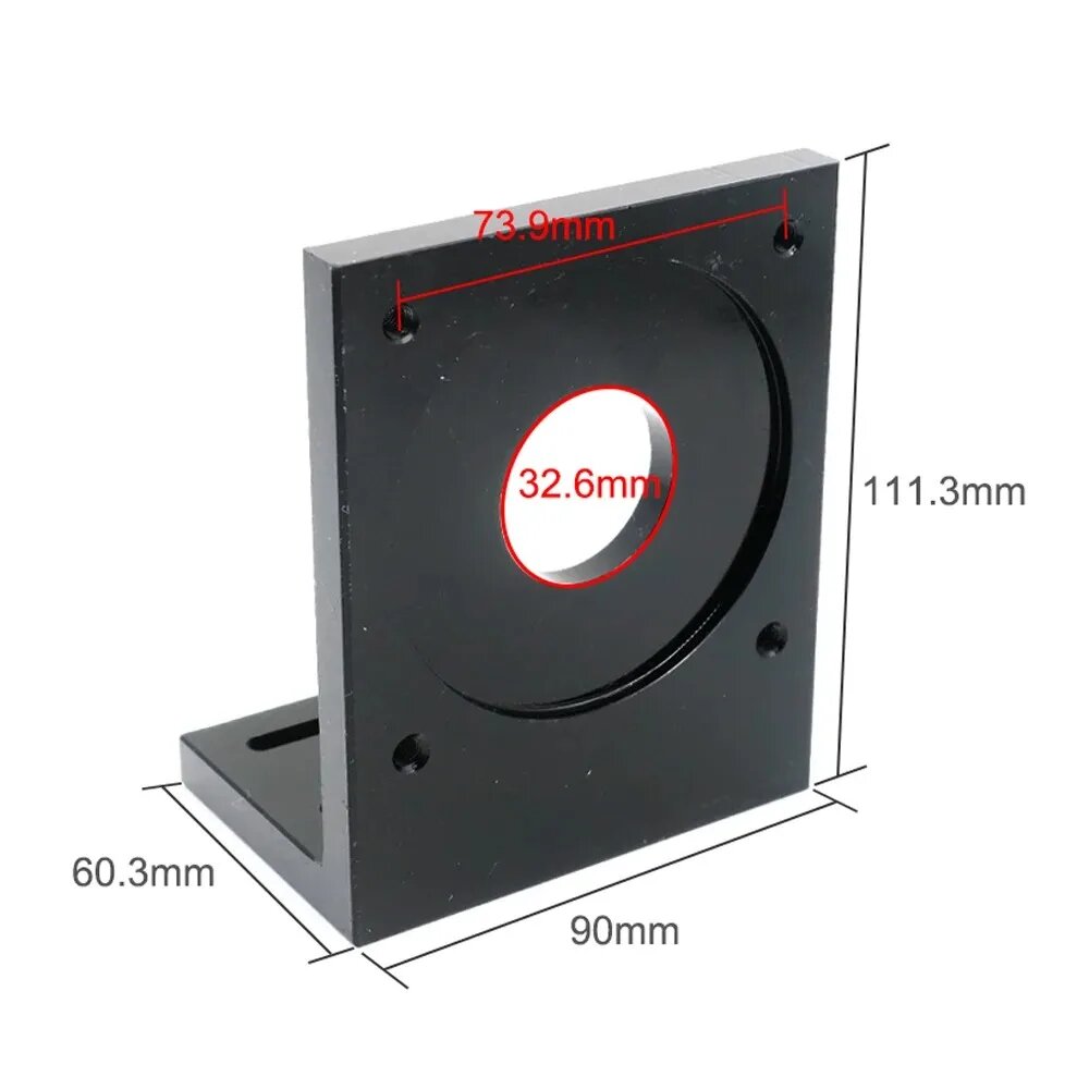 Основание двигателя QDLASER для шаговых двигателей NEMA57 NEMA86 For NEMA86 Motor