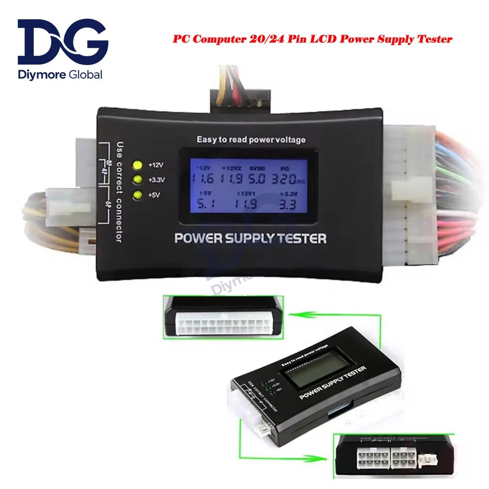 LCD Тестер Блоков Питания для ПК