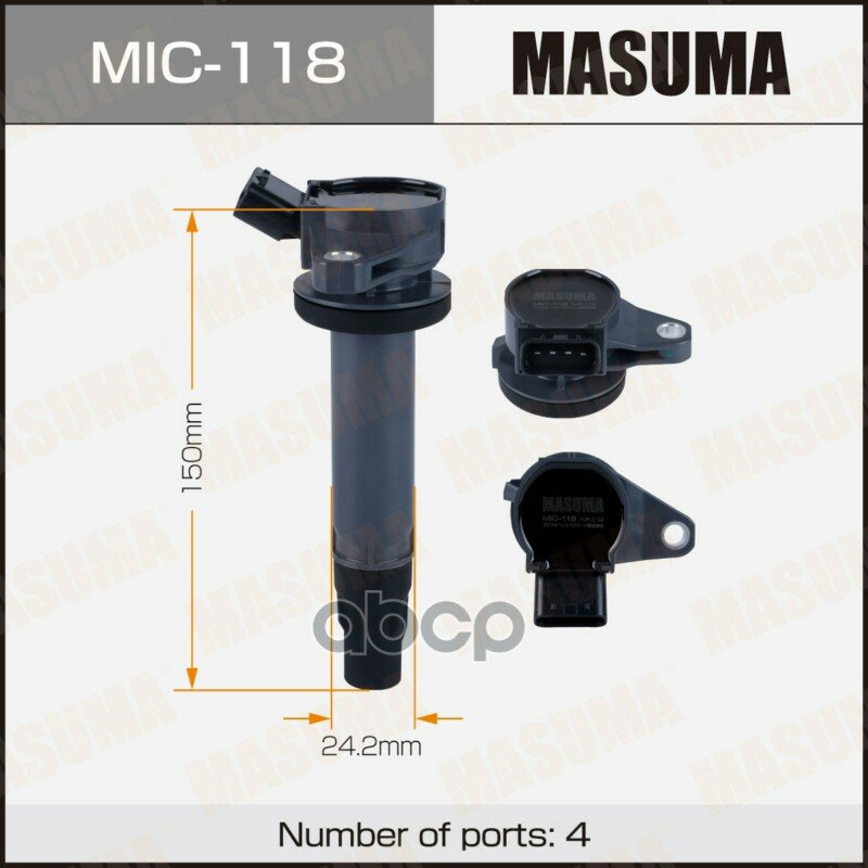 Катушка зажигания Masuma арт. MIC-118