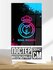 Постер на стену Real Madrid - neon gradient