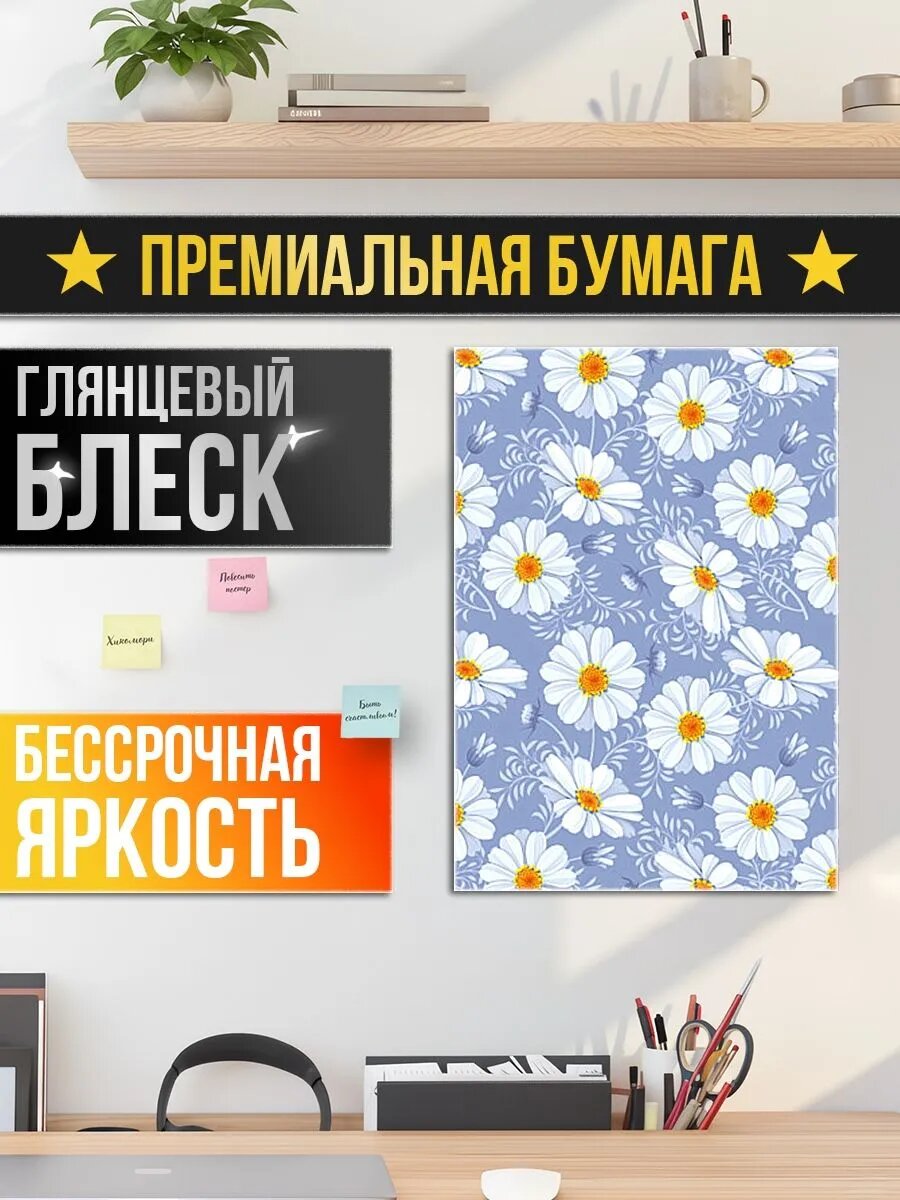 Постер на стену Ромашки — фото 1