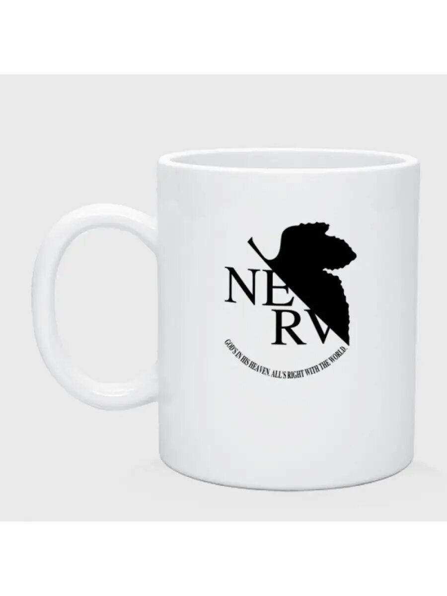 Кружка керамическая"EVANGELION (NERV 4)"