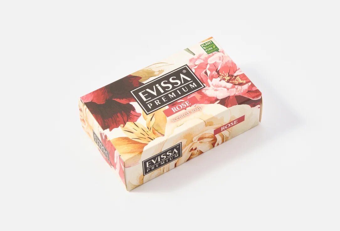EVISSA Premium, Rose Туалетное мыло 150 г