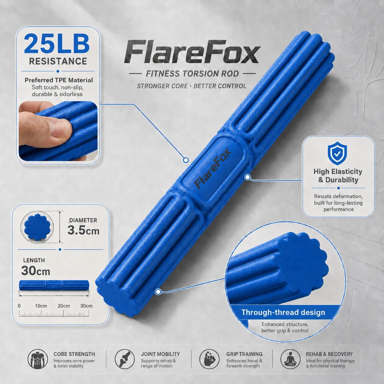 FlareFox Fitness Тренировочный тренажер для запястья