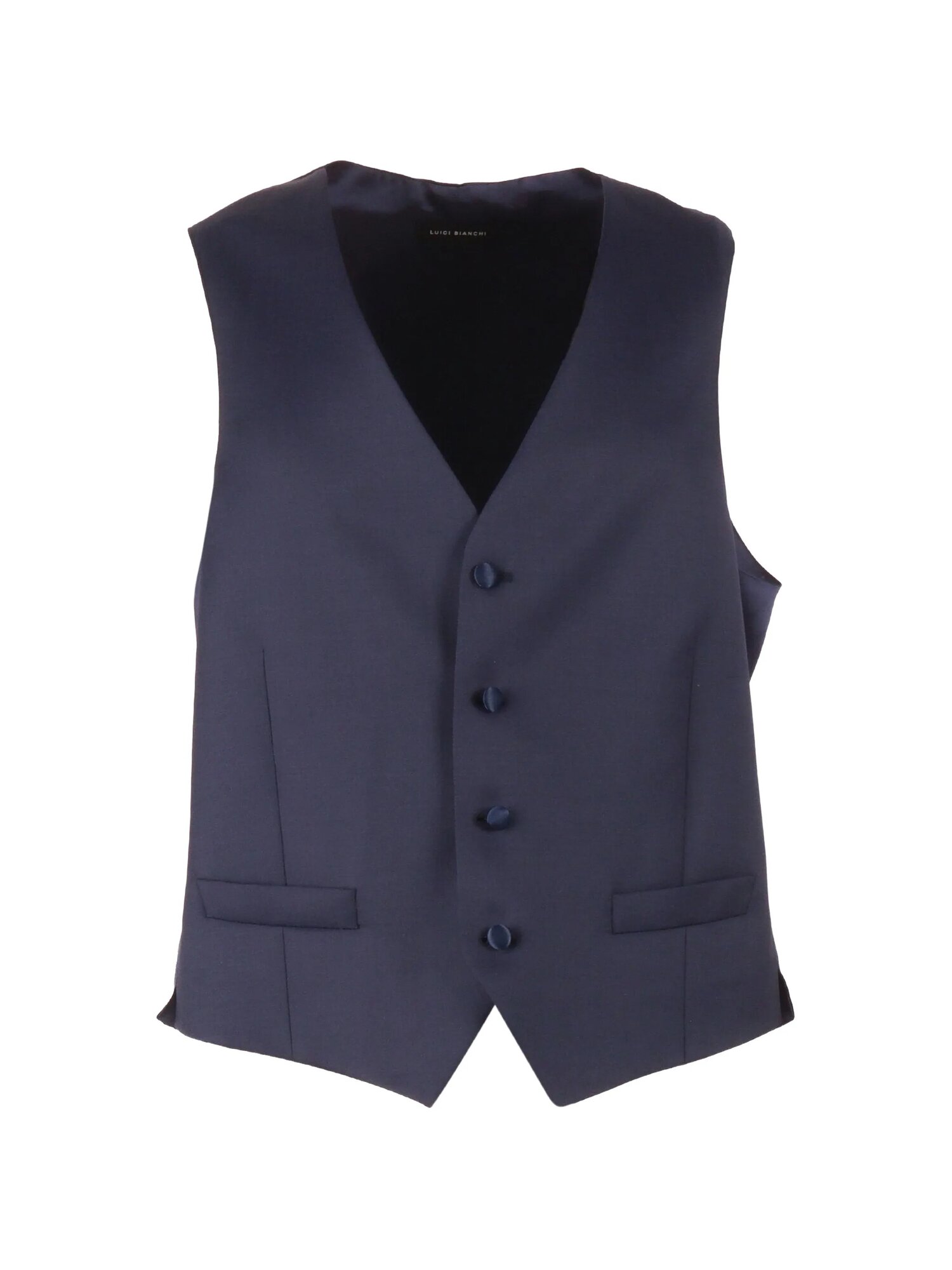 Пальто Lubiam Virgin-wool waistcoat, размер 48, синий