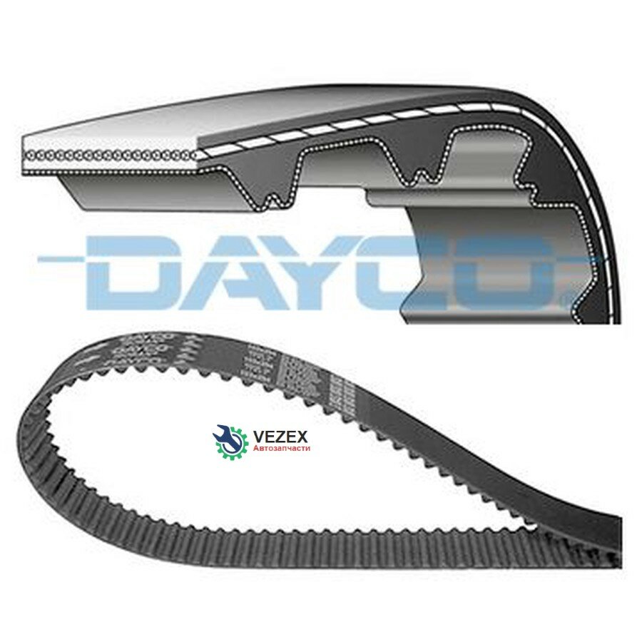 DAYCO 94738 ремень ГРМ! 111x190/1\ Lada Samara/2108/2109 1.1-1.5 90>