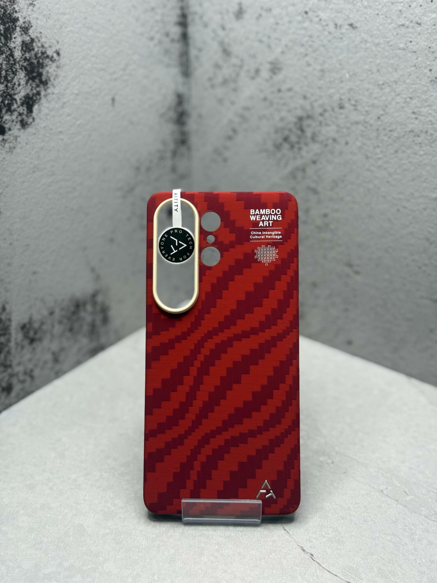 Чехол для Samsung Galaxy S26 Ultra Bamboo Shadow Orient, Красный