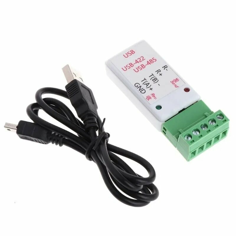 USB-RS485/RS422 преобразователь с защитой, Белый