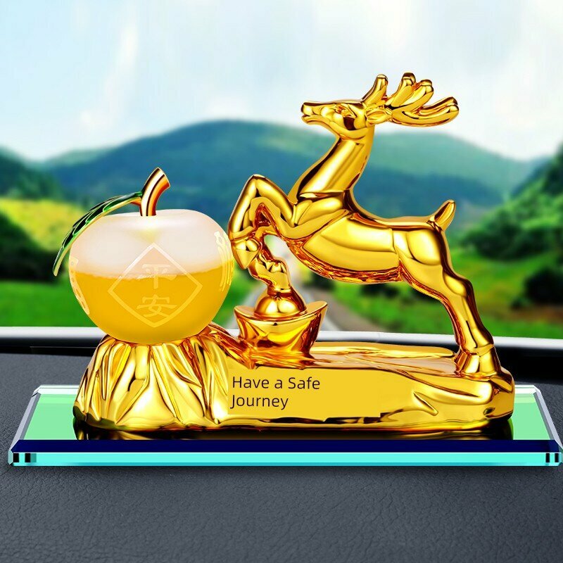 Декоративный держатель Golden Deer Apple в белом цвете для интерьера автомобиля, премиум-качество аксессуар для