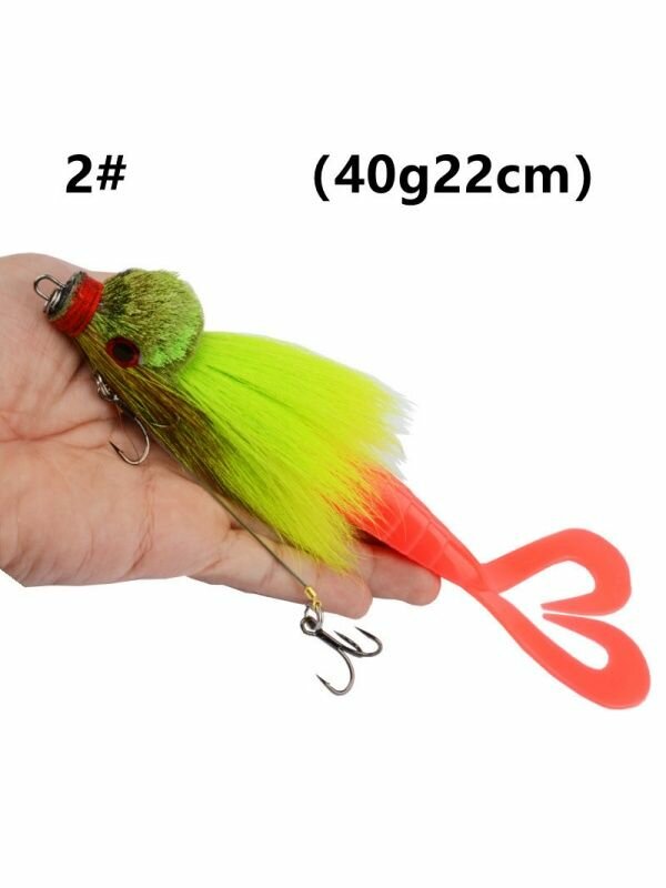 Бактейл на трофейную щуку, мышь на крупную рыбу,40g22cm