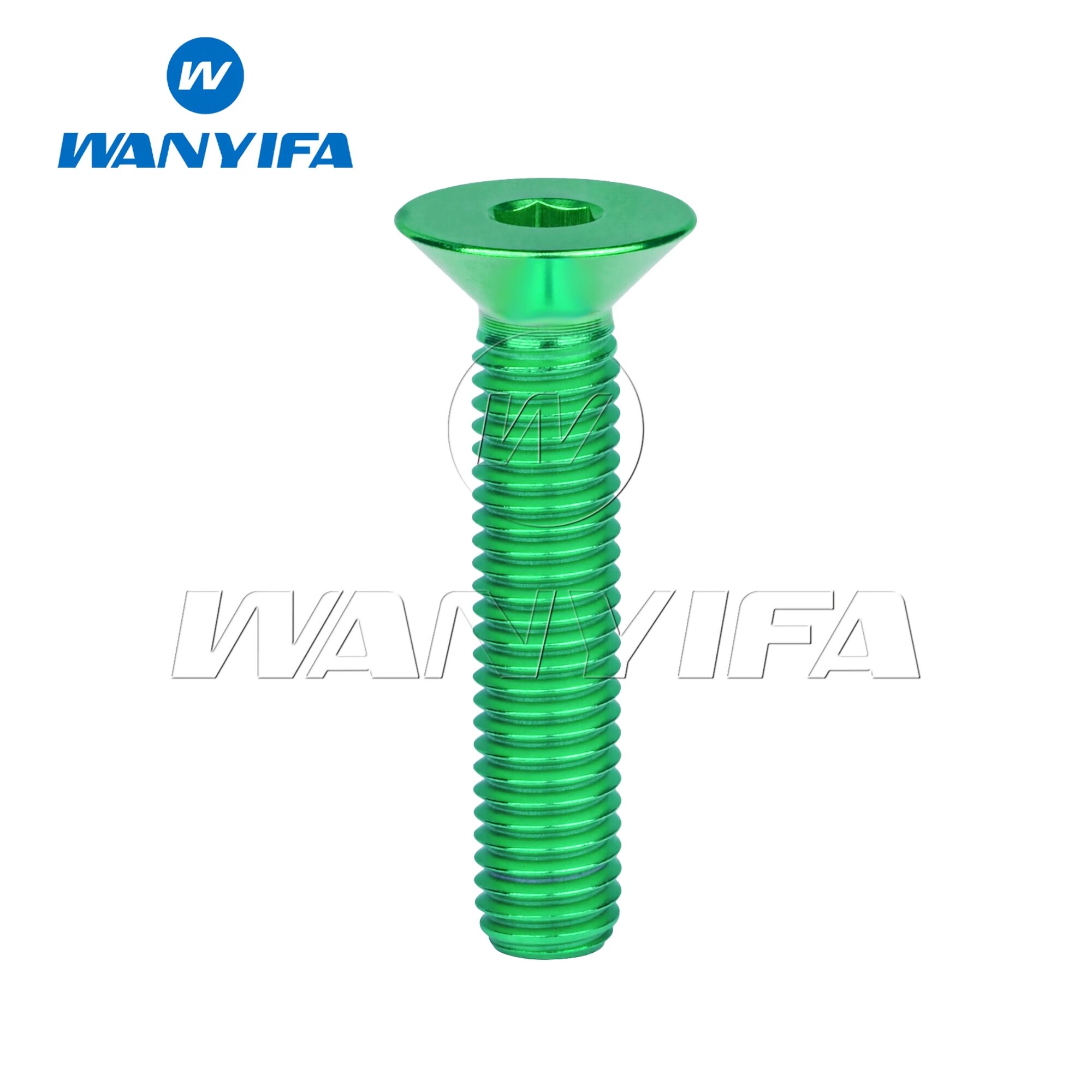 Wanyifa титановые болты M8x15-65мм Зеленый, Green, 20mm