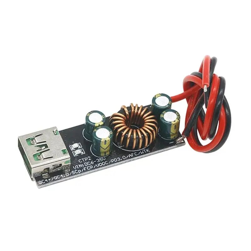 Адаптер быстрой зарядки JETTING QC4.0 QC3.0 USB Type-C 3518 with wire