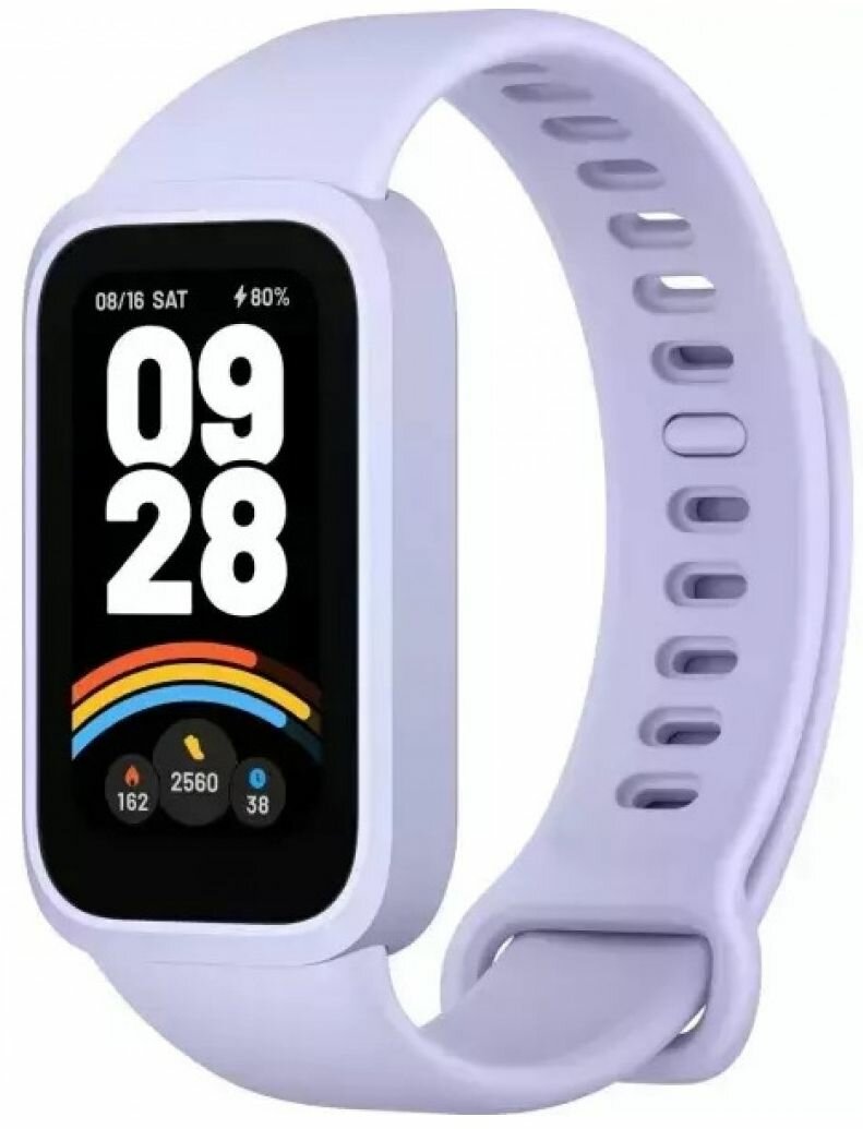 Фитнес-трекер Xiaomi Smart Band 9 Active TFT фиолетовый/фиолетовый