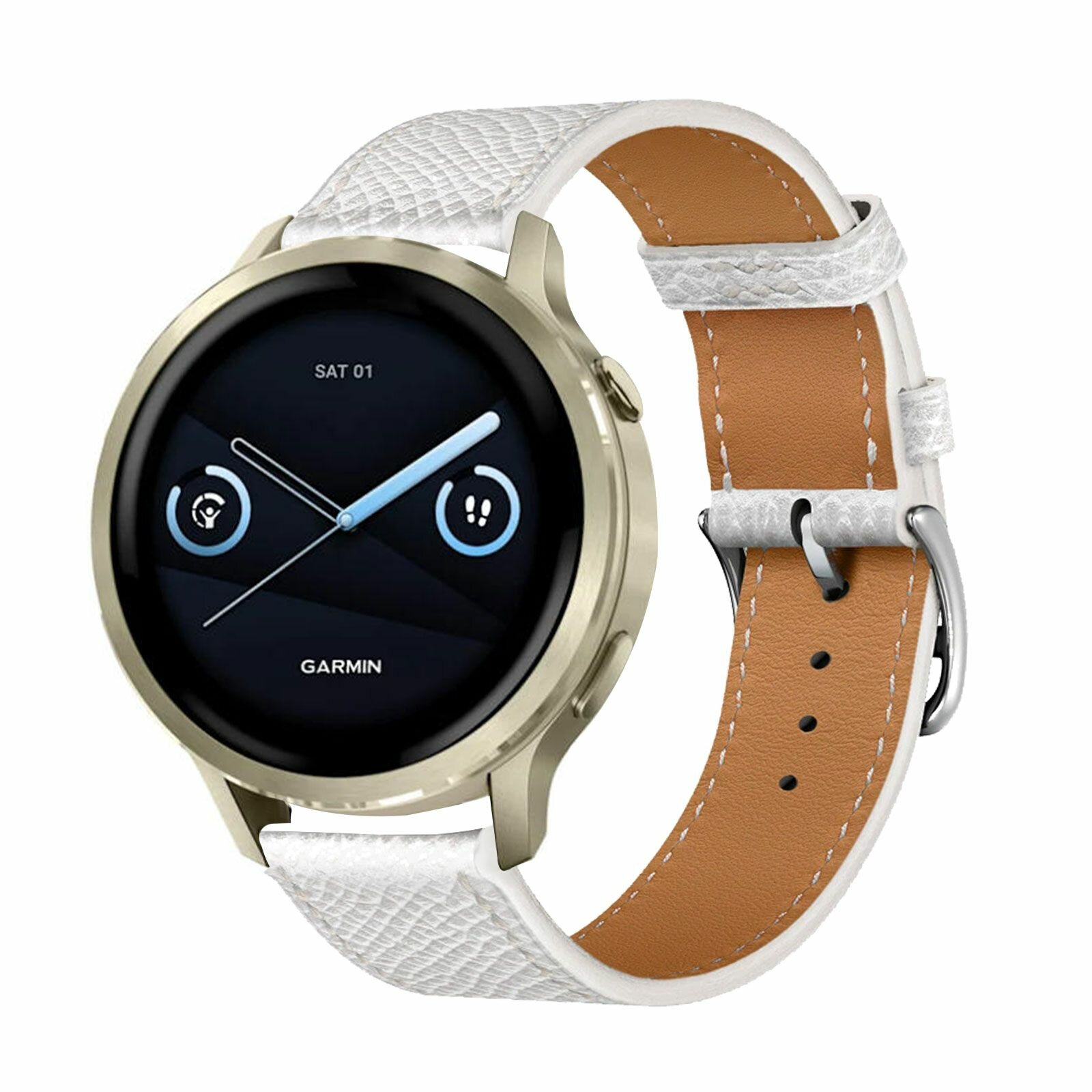PU кожаный ремешок для Garmin Venu 4 41mm 18mm, Garmin Venu 4 45mm 22mm, Стильный подарок мужчине/женщине, для Garmin Venu 4 41mm 18mm, Garmin Venu 4 45mm 22mm сменный ремешок для часов аксессуар для умных часов
