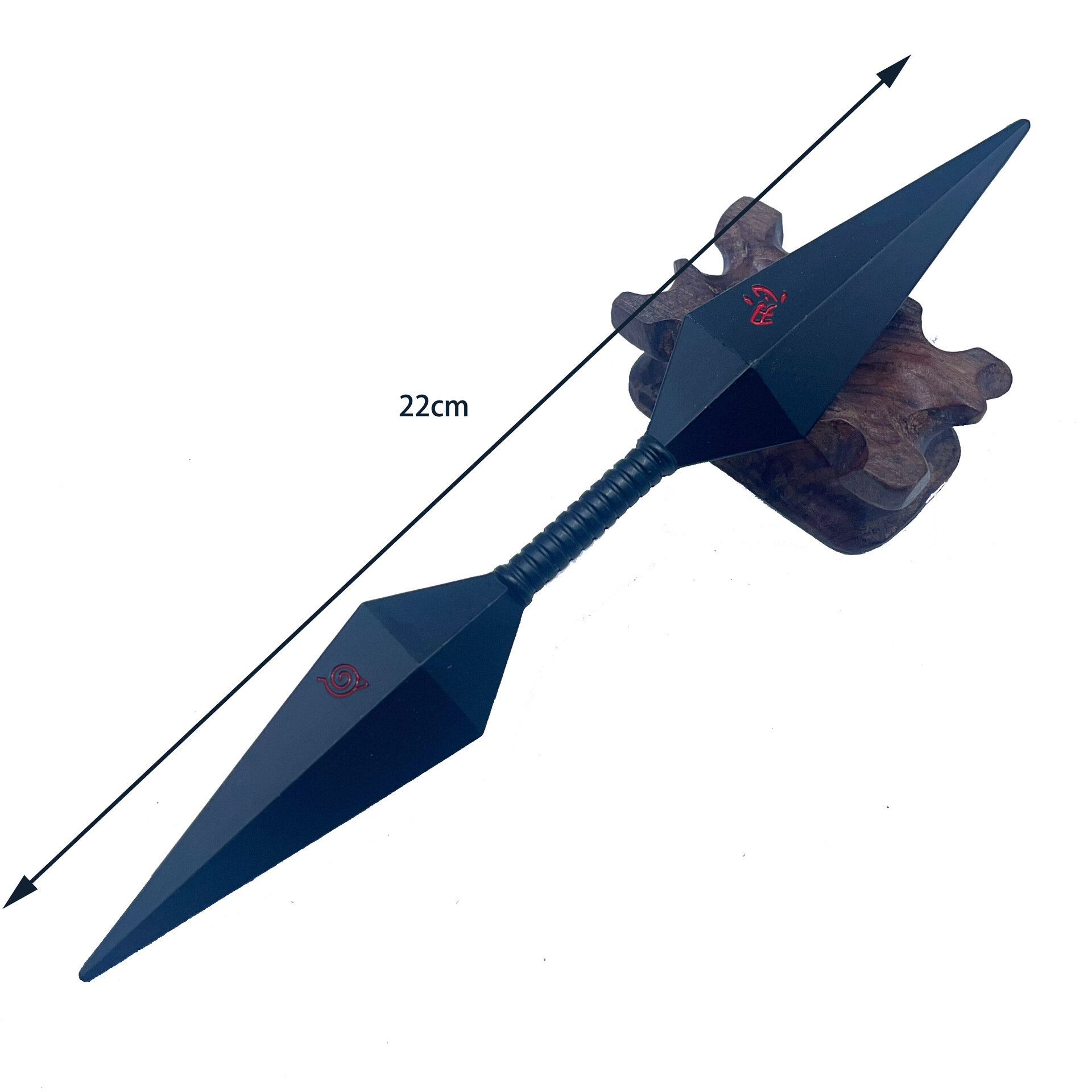 Naruto Shippuden: Shadow Awakening Alloy Weapon Fourth Hokage Double-Headed Kunai Dragon Blade Zabuza Shuriken 225mm Weapon Model