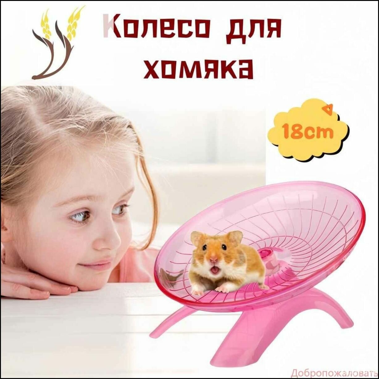 Бестселлер круглая беговая тарелка для грызунов