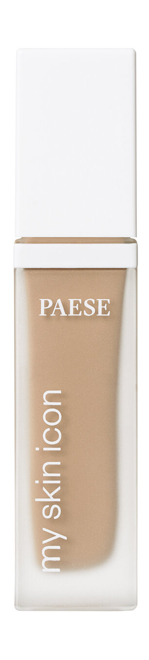 PAESE Тональный крем My Skin Icon Mattifying Foundation with Satin Finish, 33 мл, 2W Warm Beige