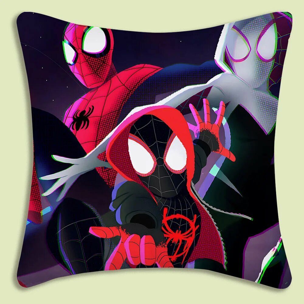 Spider-Man mascot Pillow Covers Cartoon Sofa Decorative Home Double-sided Printing Short Plush Cute Cushion Cover