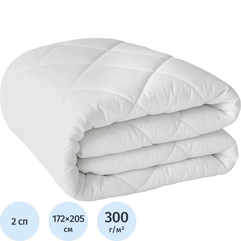 Одеяло стеганое, окантованное, всесезонное,172х205,300 г/кв м, СХМ-18-3