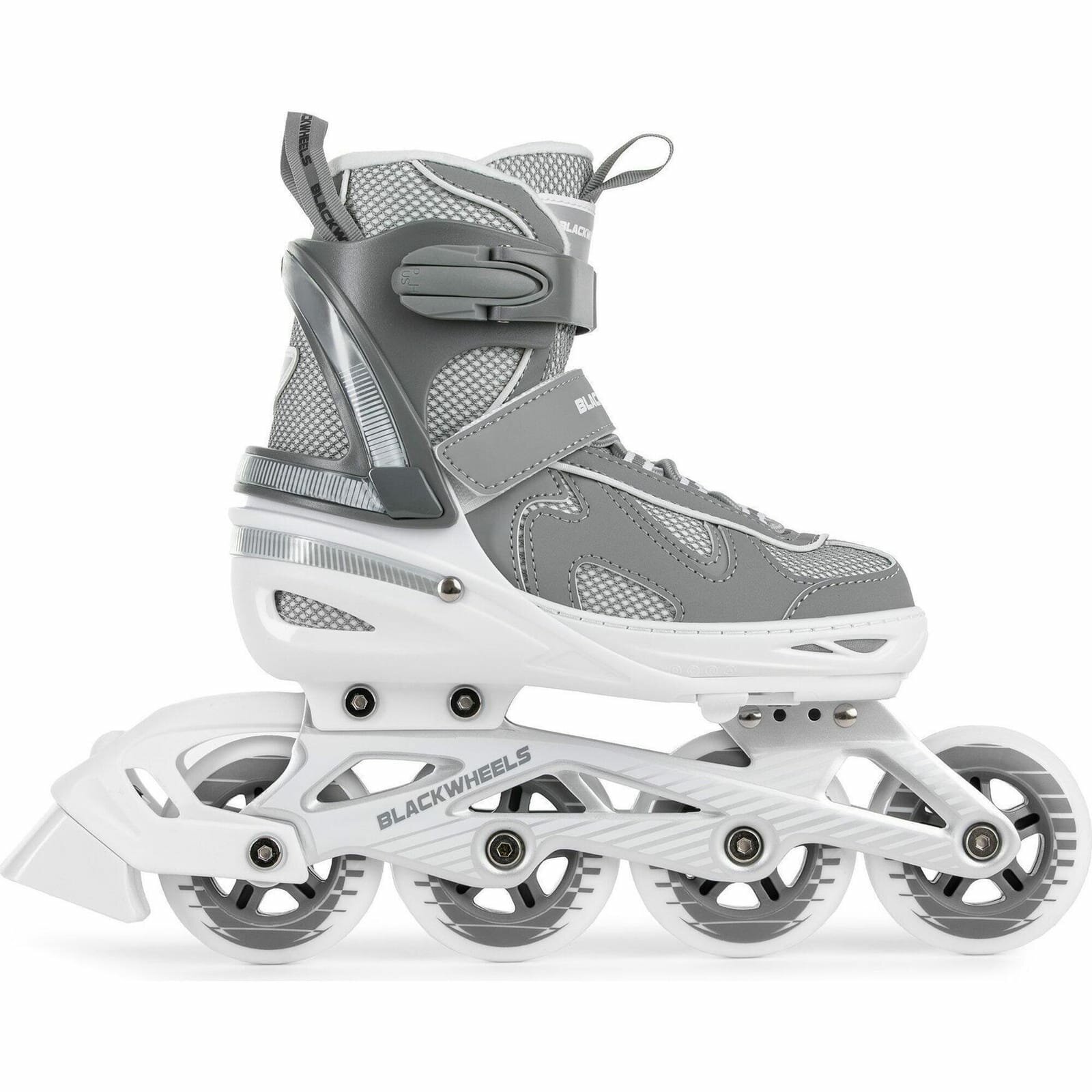 DECATHLON ролики Blackwheels Flex Pro, серый/белый, размер 34/37