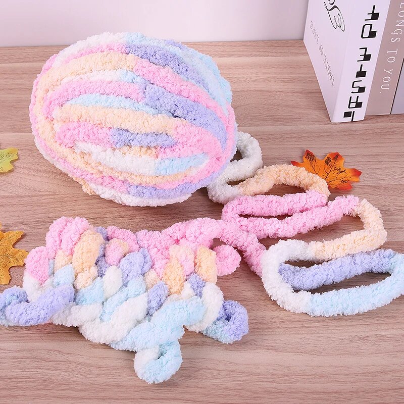 Пряжа для вязания "Ice Yarn", 250г, синяя 28 Honey Coffee