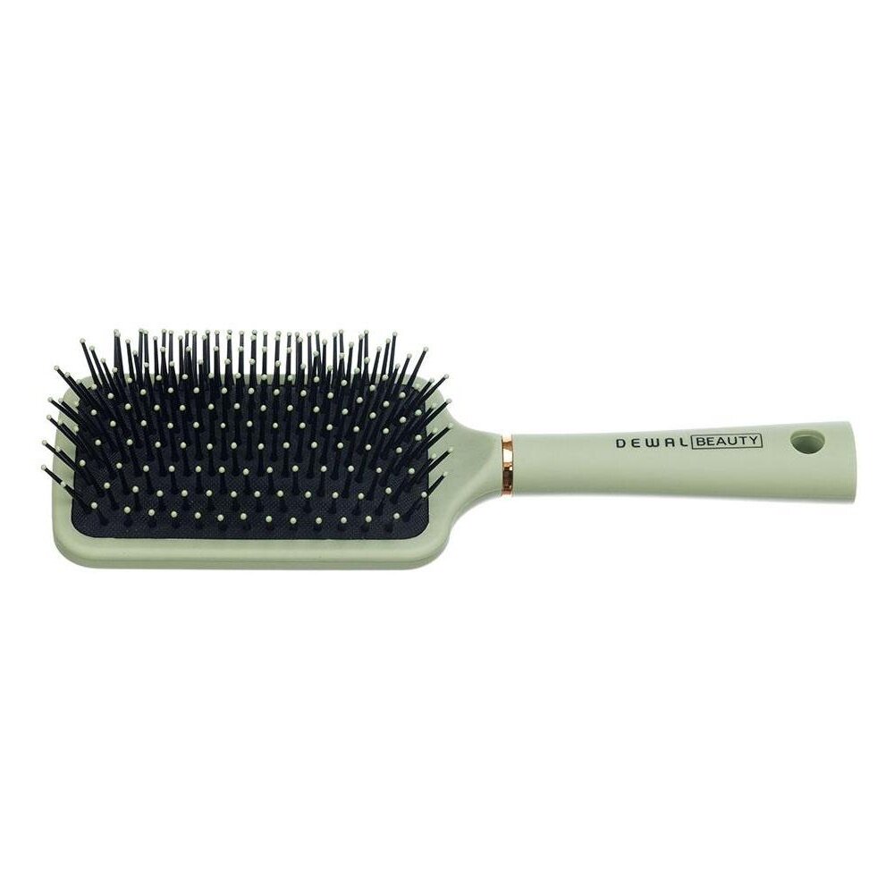 Dewal Beauty DBBM9596 Щетка dewal beauty серия магия массажная, квадратная, оливковая,13 рядов