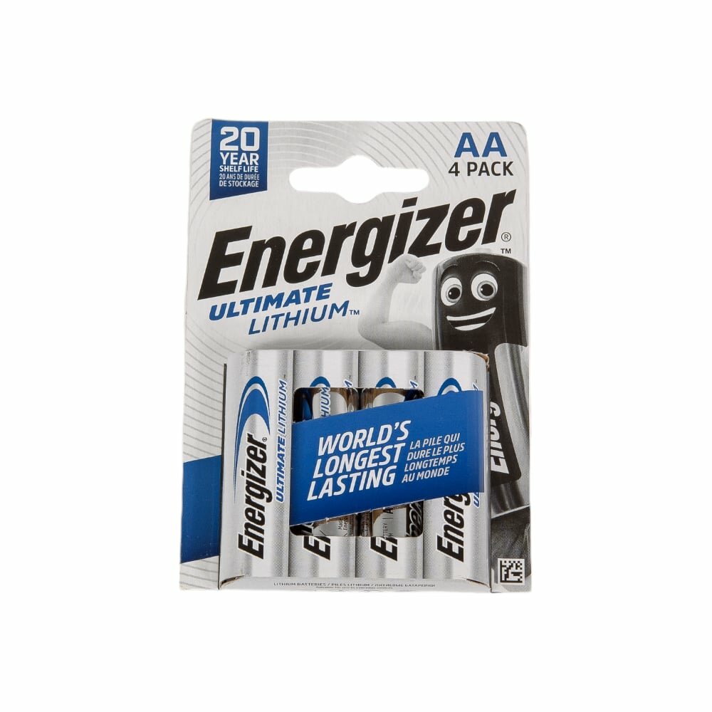 Батарейка Energizer Ultimate Lithium E91/AA 4 шт/бл 639155