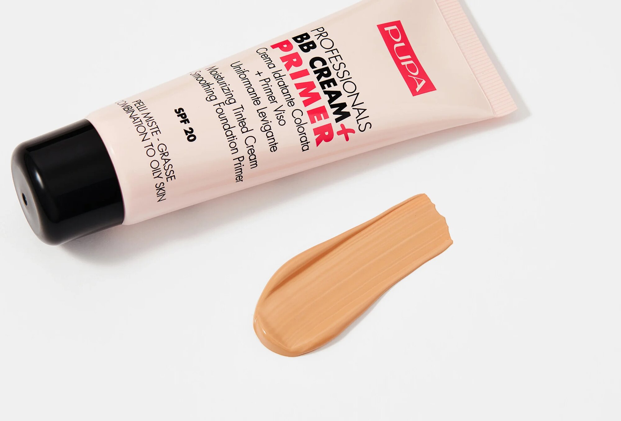 BB крем SPF20 PUPA BB cream+Primer 50 мл Без масел. Некомедогенно. Без парабенов. Без спирта.